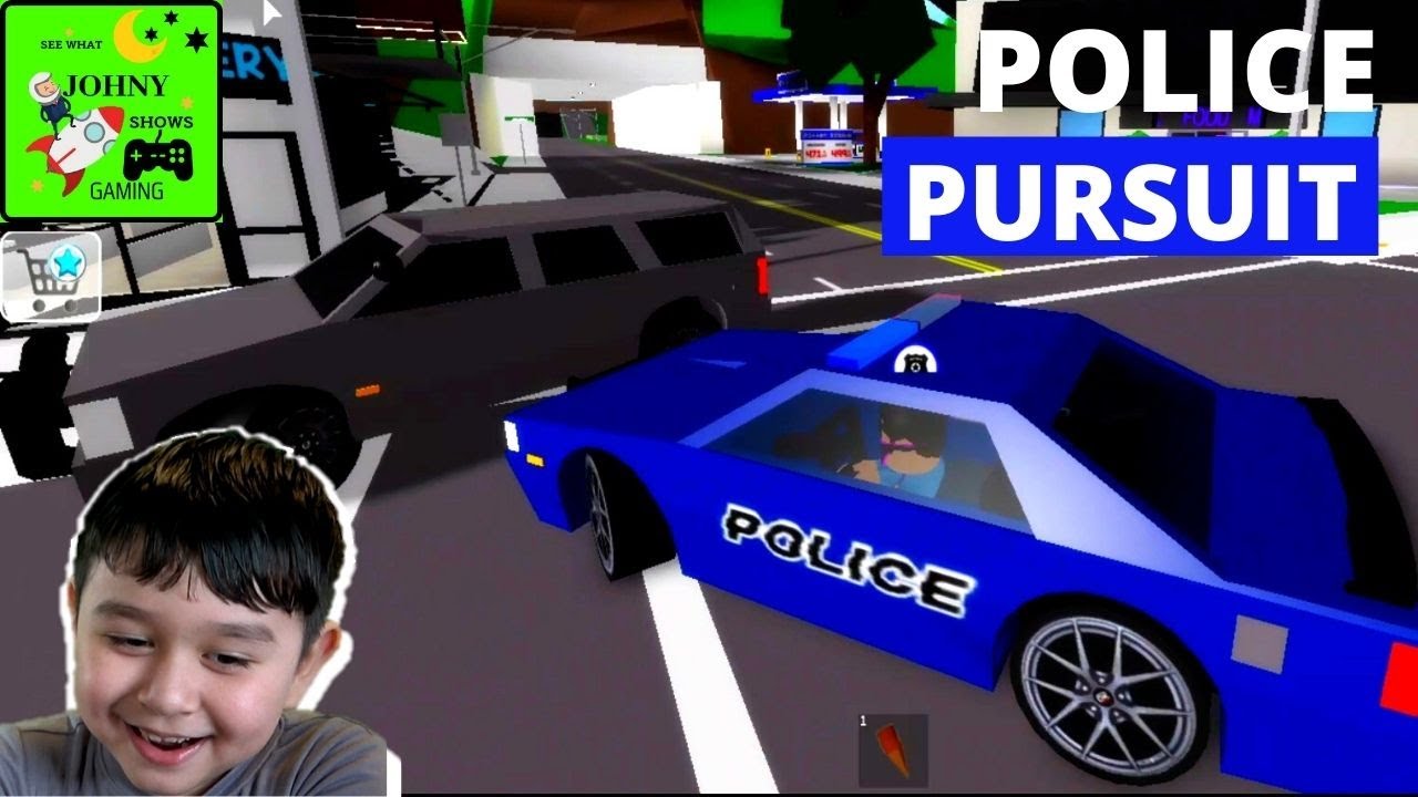 Johny Shows Roblox Brookhaven Rookie Police Pursuit Cops Vs Robbers ...