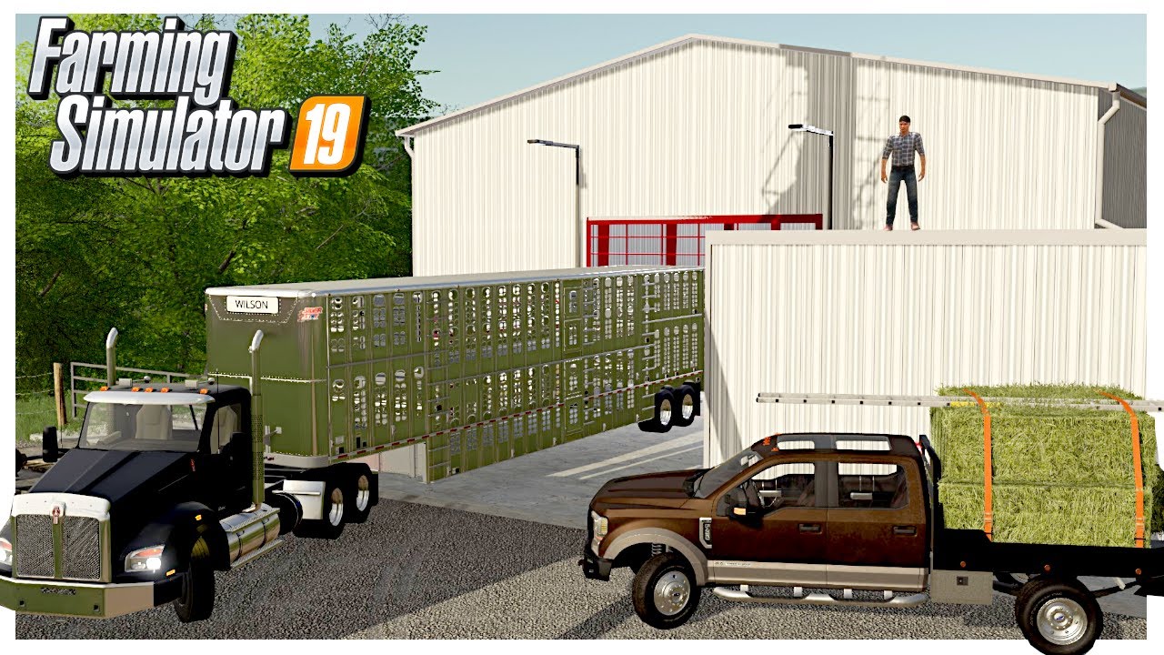 LITTLE FIX ON OUR GIANT CATTLE BARN | Georgetown NY Roleplay | Farming ...