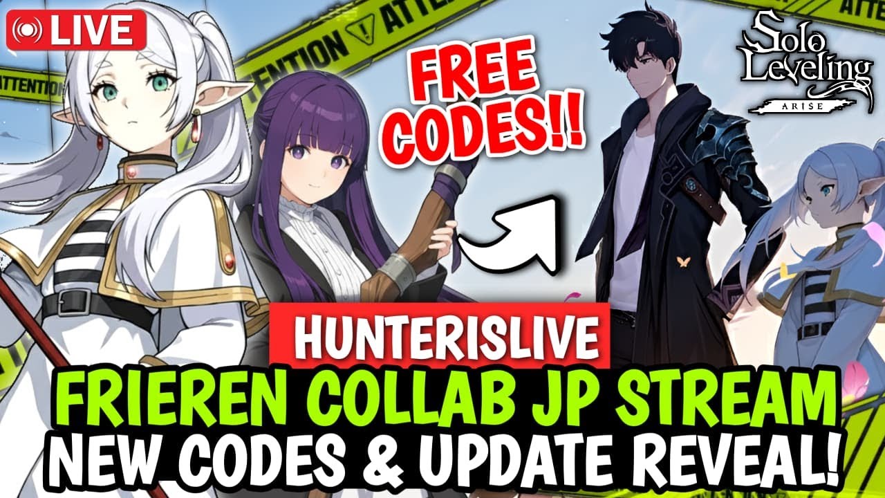 INSANE NEW CODES! FRIEREN COLLAB REVEAL JP DEVSTREAM | Solo Leveling ...