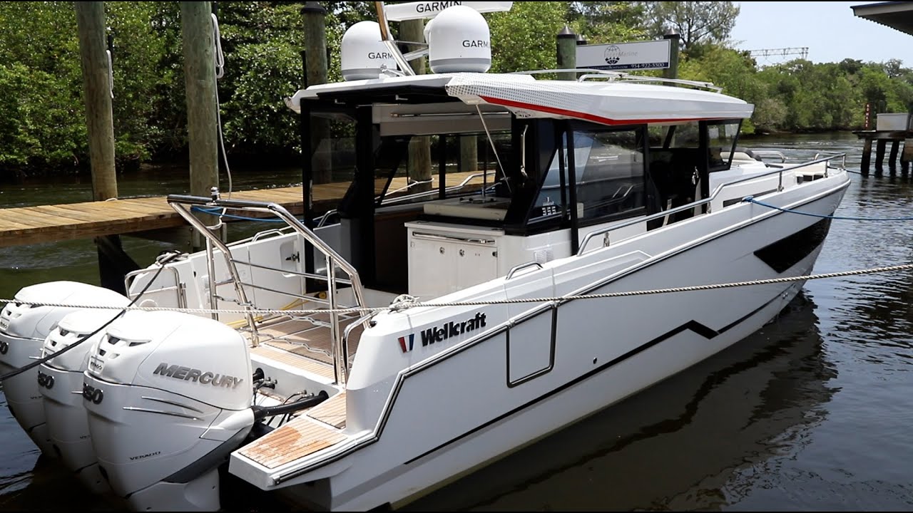 First Test of the Wellcraft 355 - YouTube