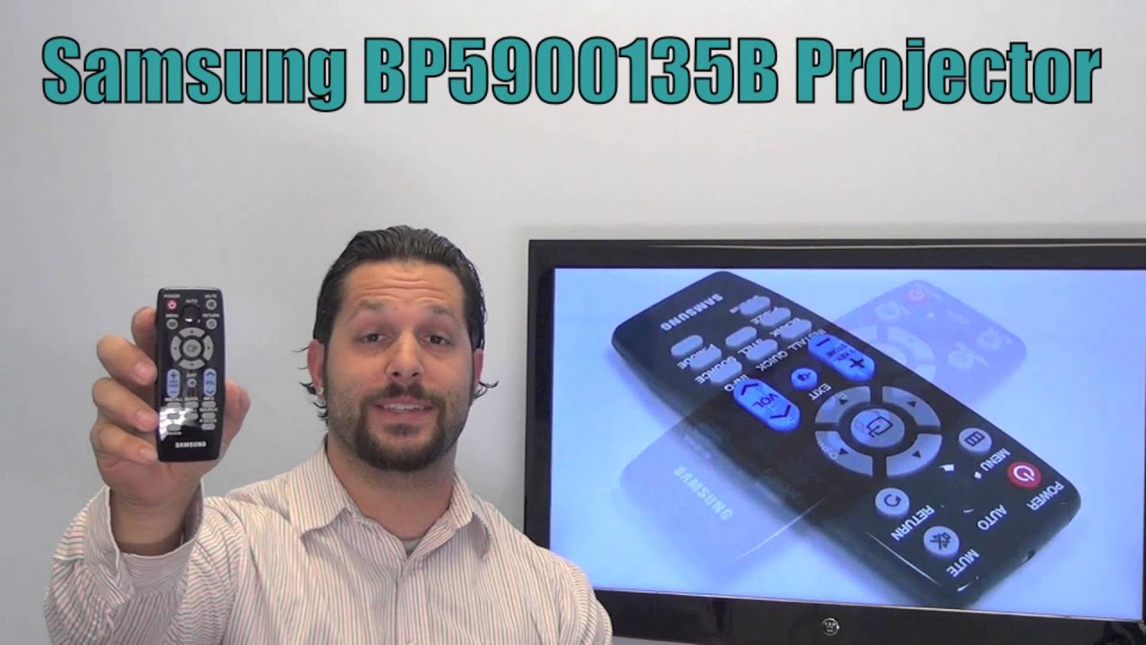 SAMSUNG BP5900135B Projector Remote Control - www.ReplacementRemotes ...