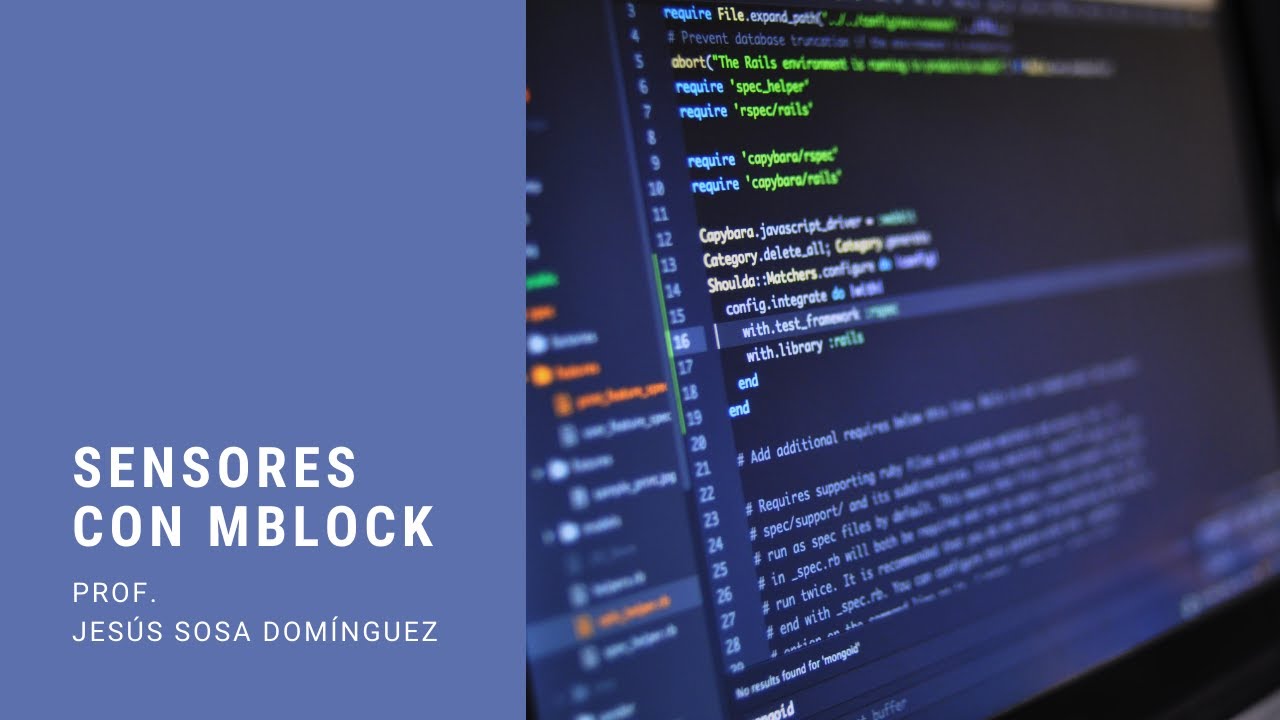 Sensores con mBlock - YouTube