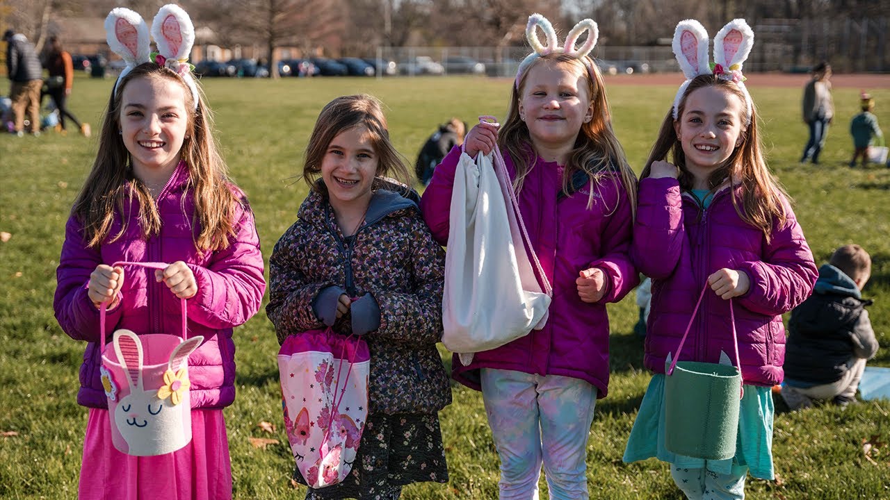 Easter Egg Hunt & Bunny Trail - YouTube