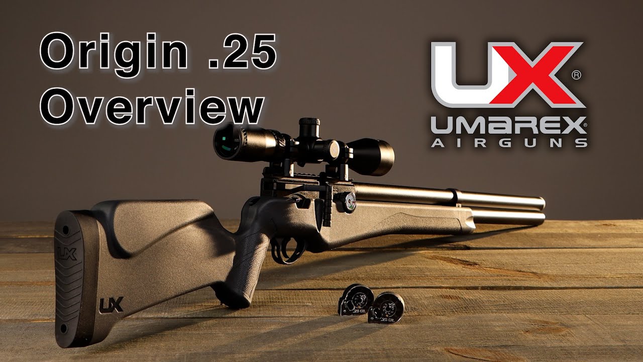 Umarex Origin .25 caliber PCP Air Rifle Airgun Overview - YouTube