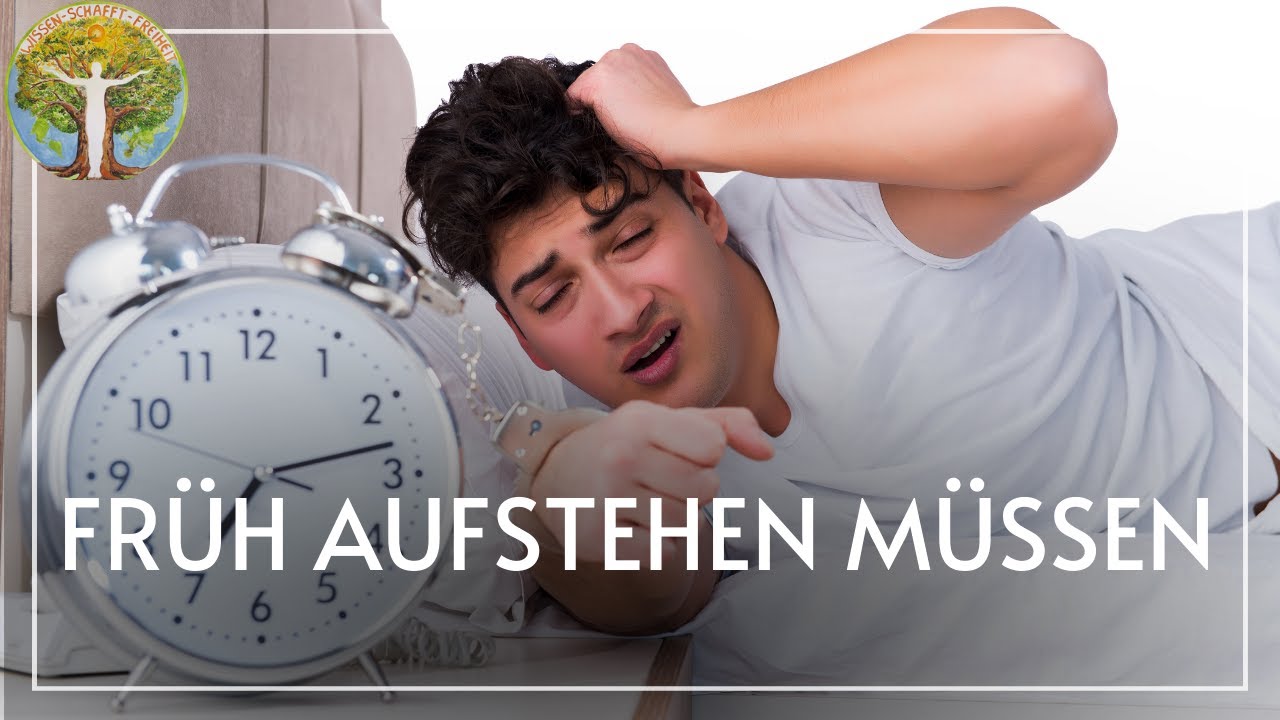 Früh aufstehen müssen - ein Graus für die Jugend und auch für viele ...