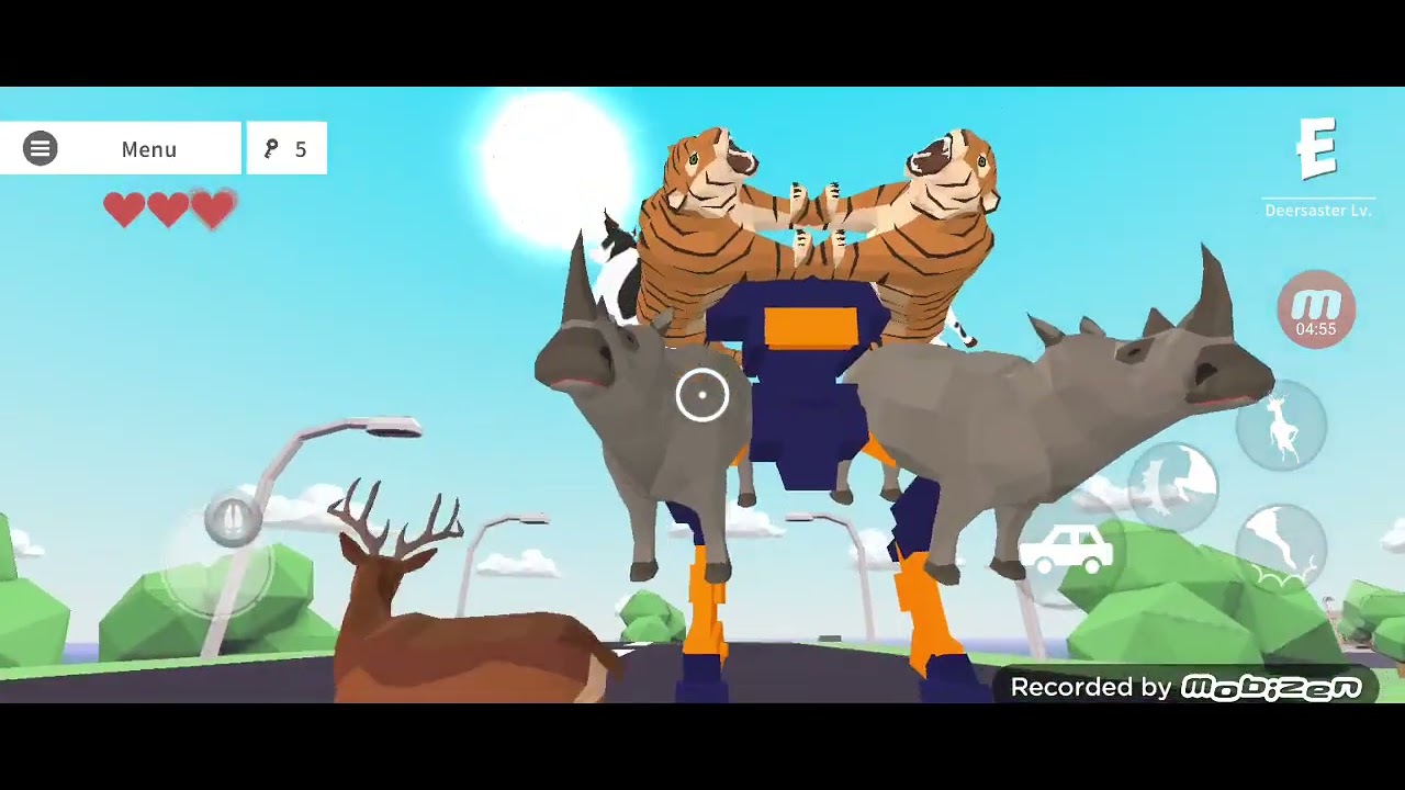 THE MOST EPIC MODS IN DEEEER SIMULATOR GAME DRAGON -ROBOT SECRET ...