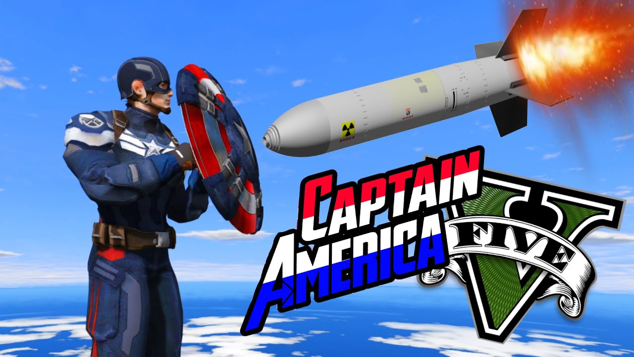 CAPTAIN AMERICA DI GTA 5 - GTA 5 MOD - YouTube