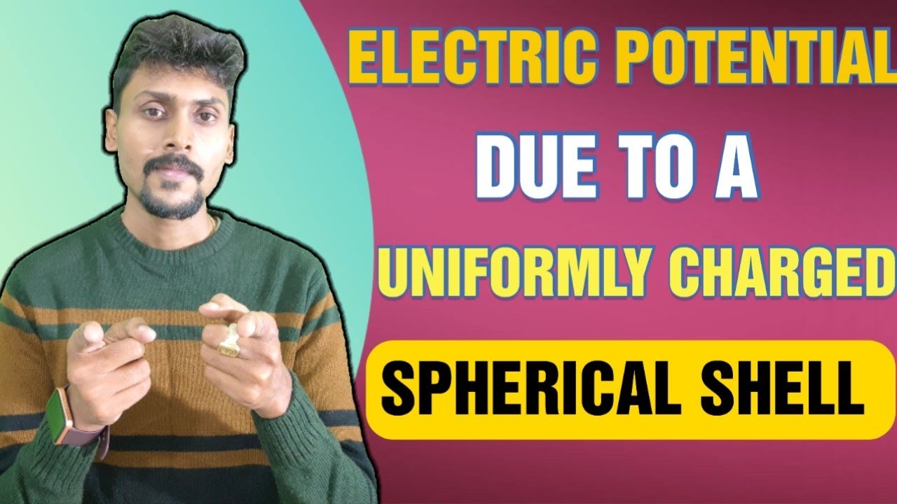 L-5|Electric Potential|Potential due to a charged spherical shell - YouTube
