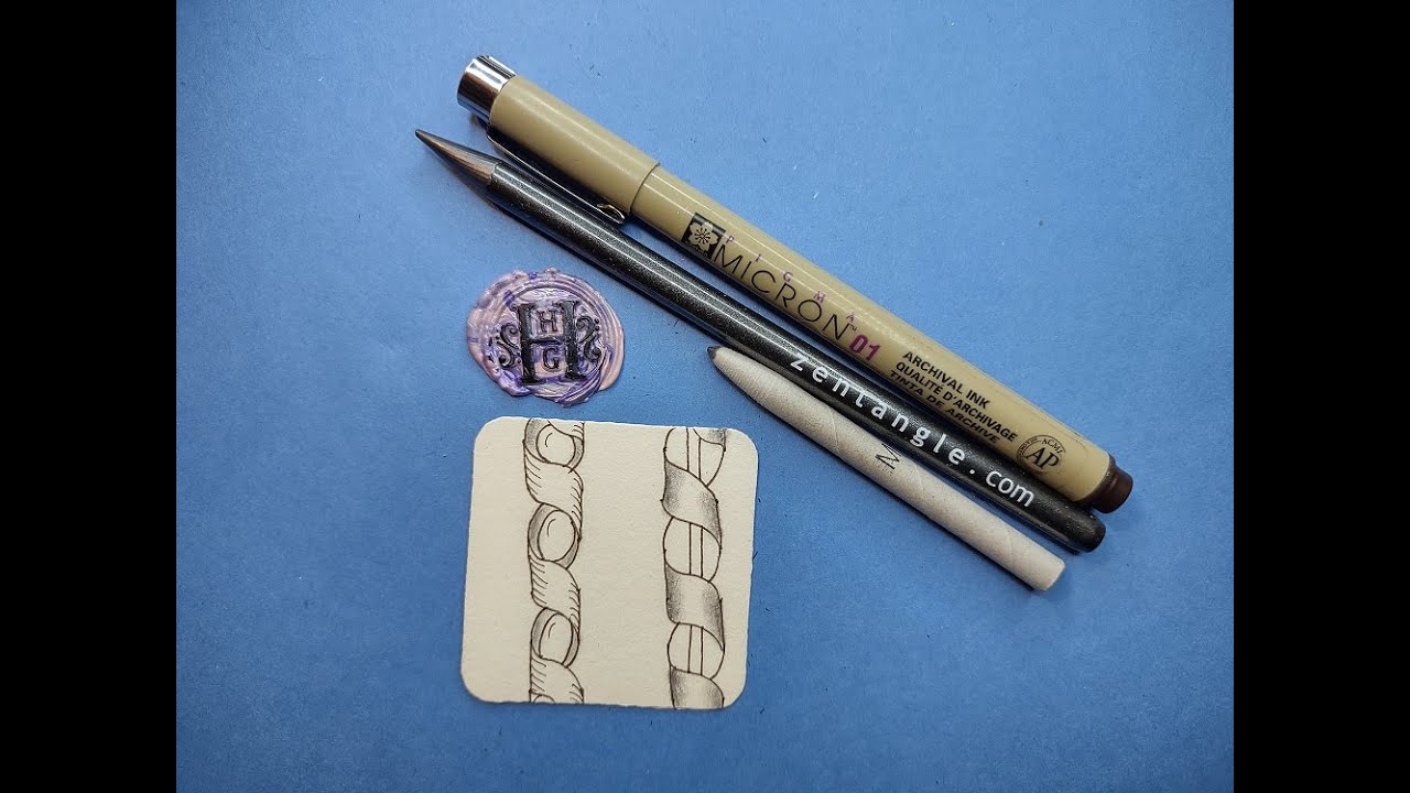 Zentangle® Quickie: Coil - YouTube