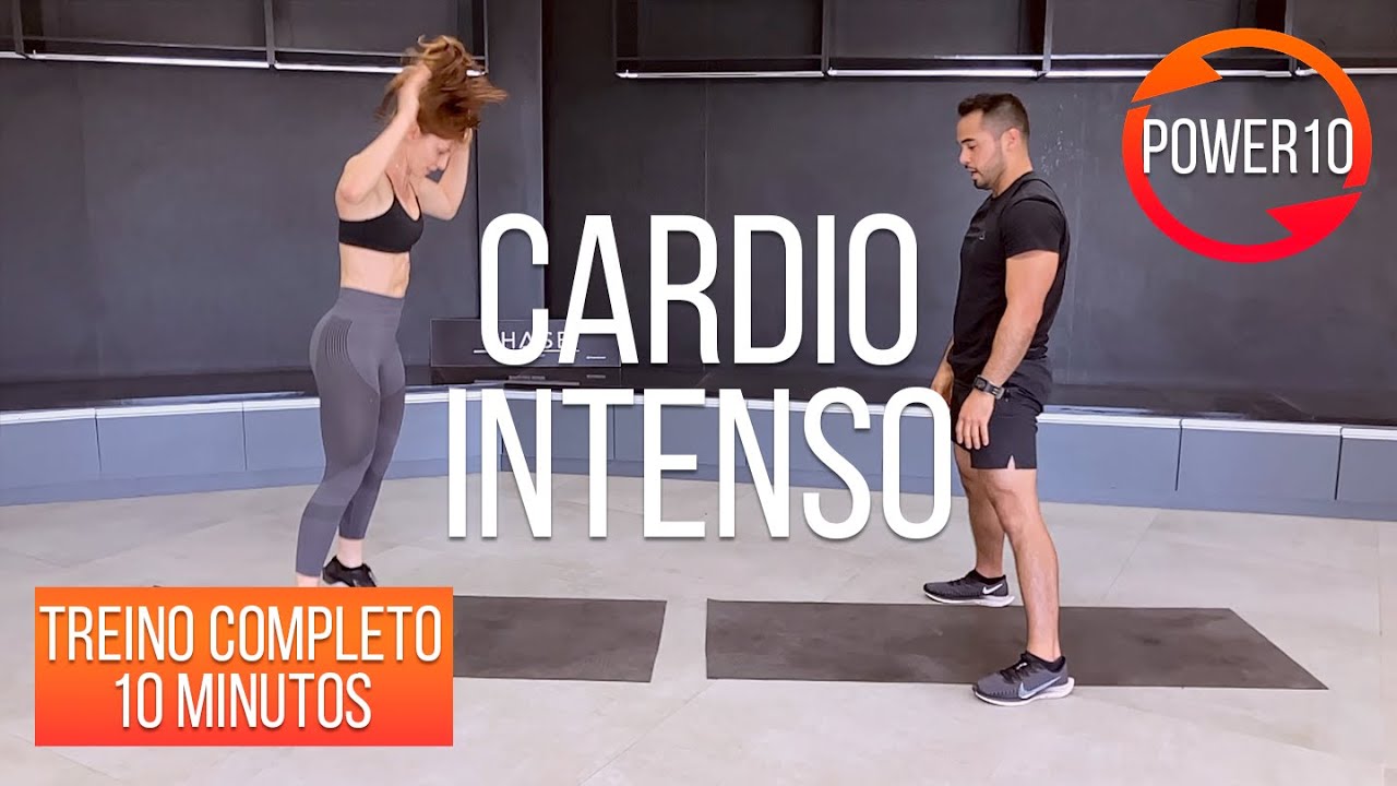 TREINO 10 MINUTOS CARDIO INTENSO #9 - YouTube