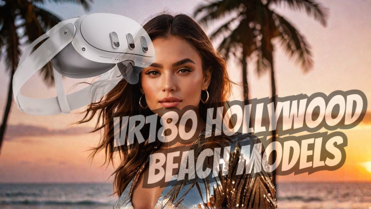 #VR180 Hollywood Beach Models #CalfVR - YouTube