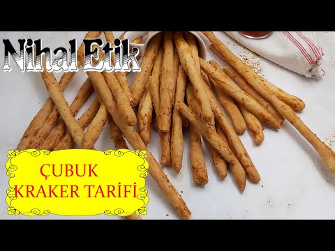 💯 BU TARİFLE SON DERECE LEZZETLİ ÇUBUK KRAKERLERİ EVDE YAPABİLECEKSİNİZ