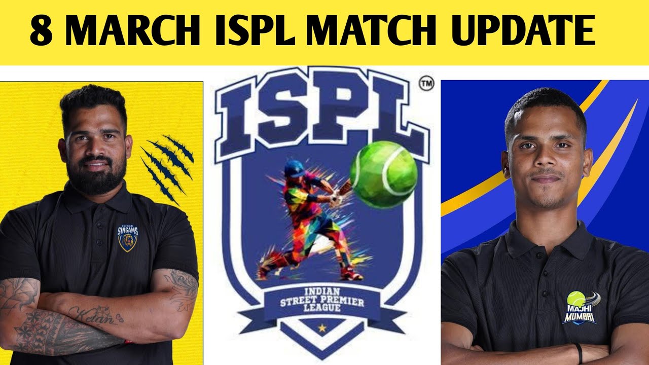 ISPL T10 MATCH UPDATE 8 MARCH 2024 - YouTube