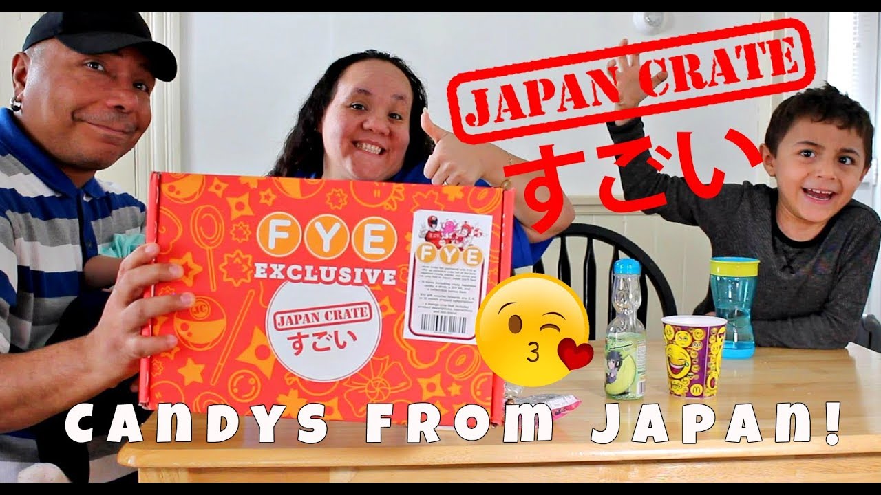 JAPANESE CANDY !!! Japan Crate Snack Box Surprise! - YouTube