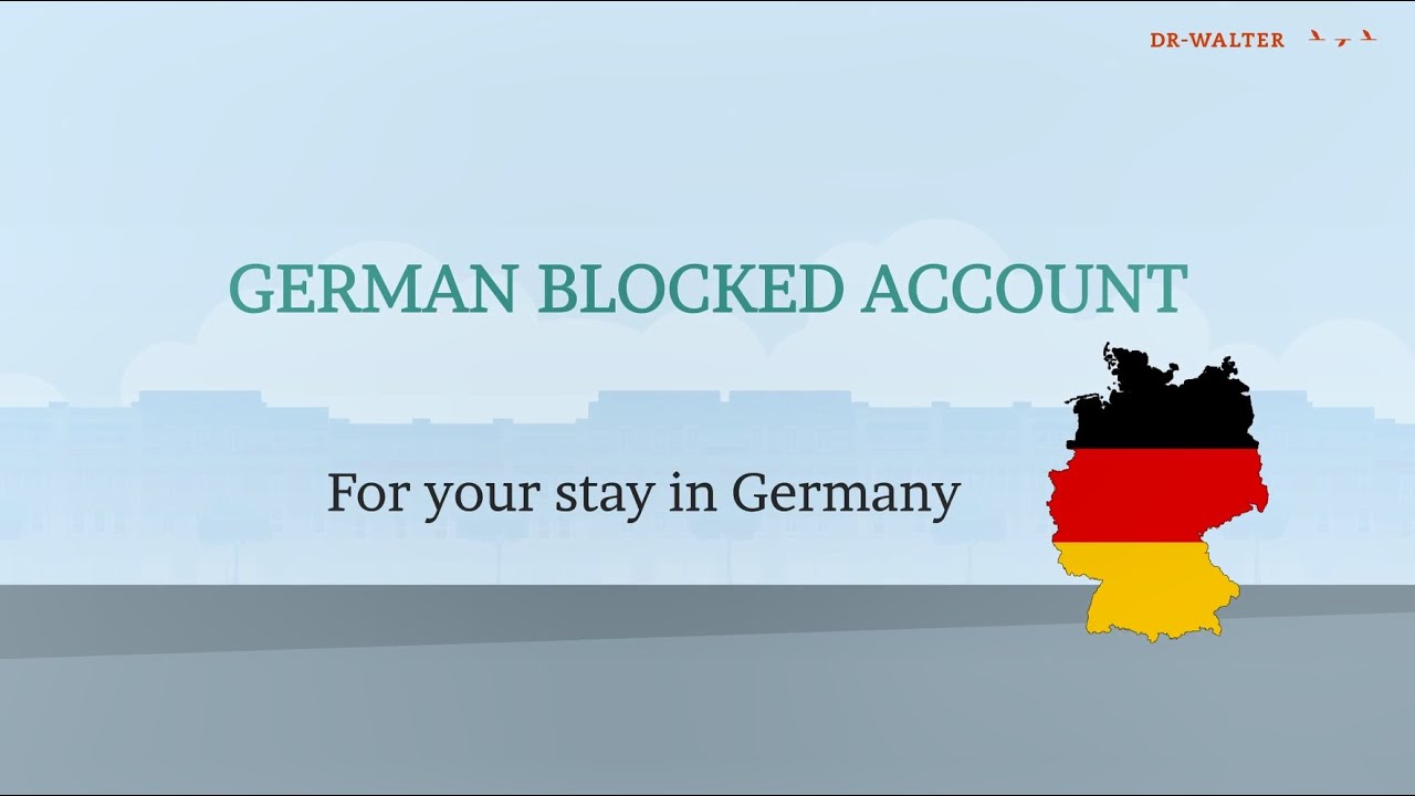 GERMAN BLOCKED ACCOUNT - For your stay in Germany - YouTube