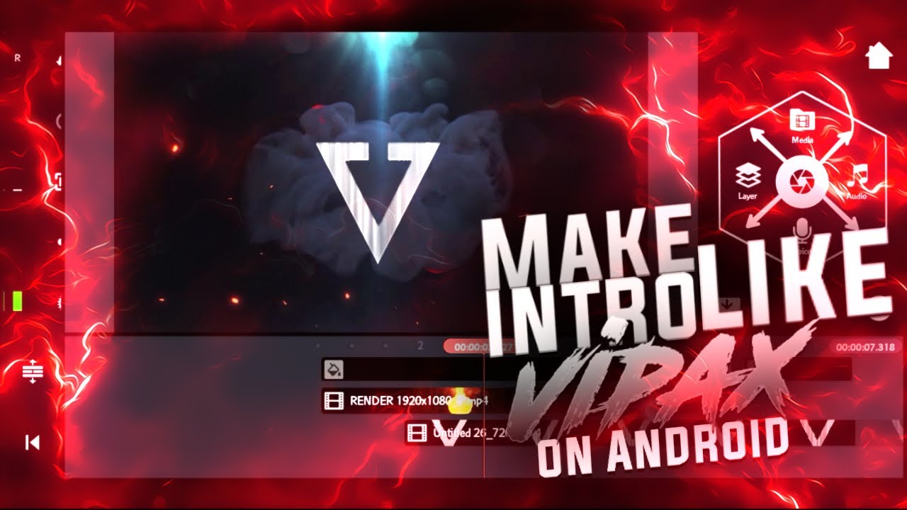 Make Intro Like Vipax On Android || Pixel Lab & Kinemaster Tutorial ...