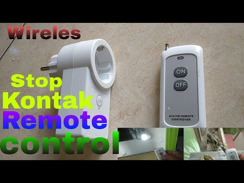Unboxing Stop kontak remote control wireles - YouTube