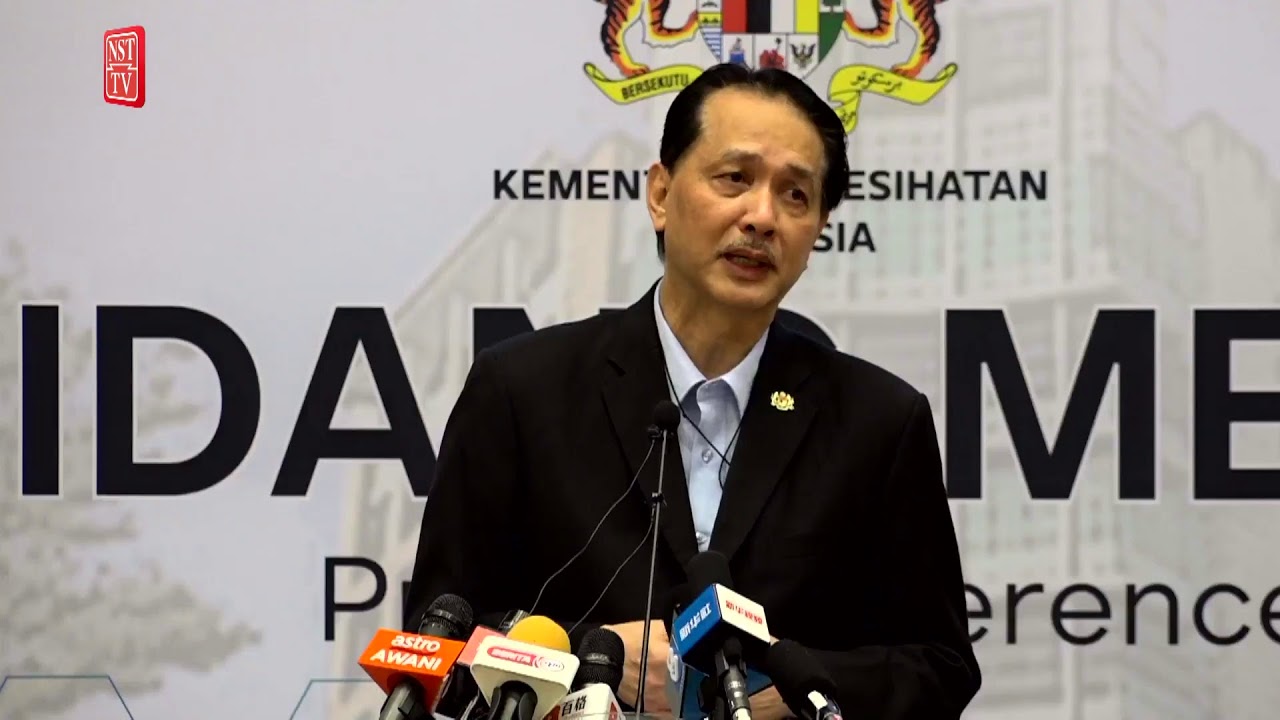 [LIVE] Press conference by Health Director-General on the current ...