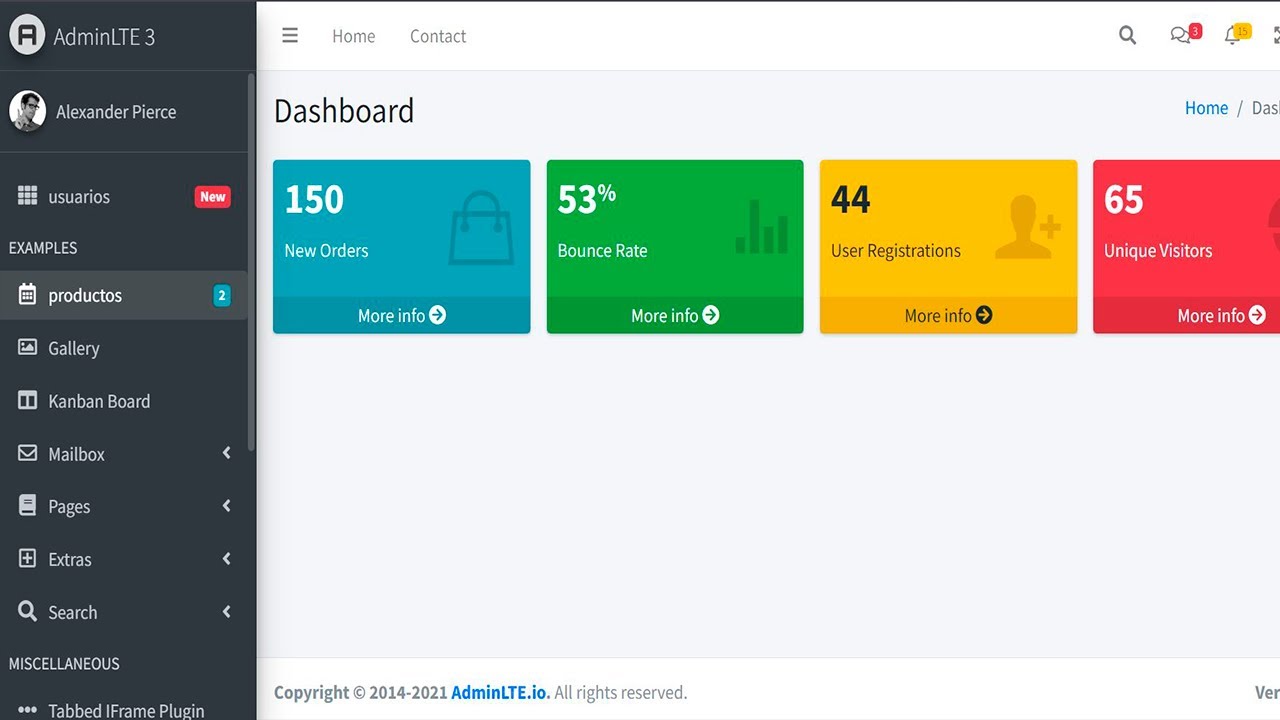 📱 Cómo instalar AdminLTE 3 en tu proyecto | Implementando plantilla AdminLTE al proyecto MVC🚀 ...