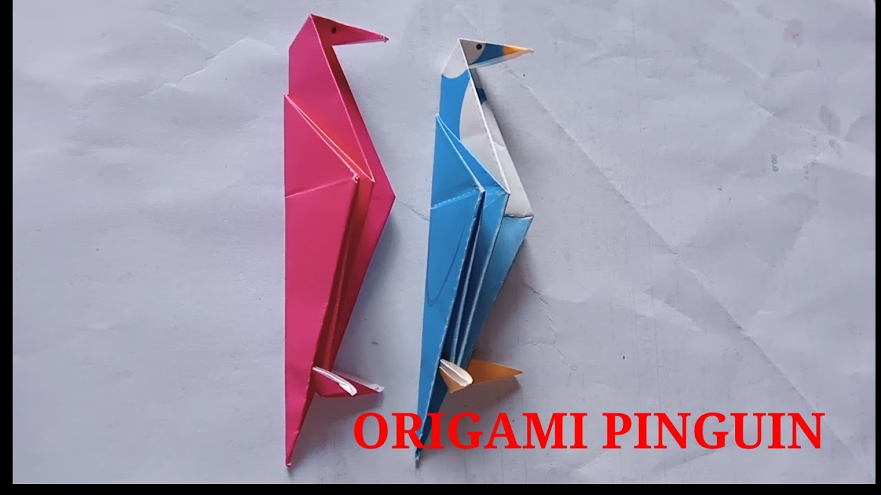 Cara Membuat Origami Pinguin @demoorigamiart - YouTube