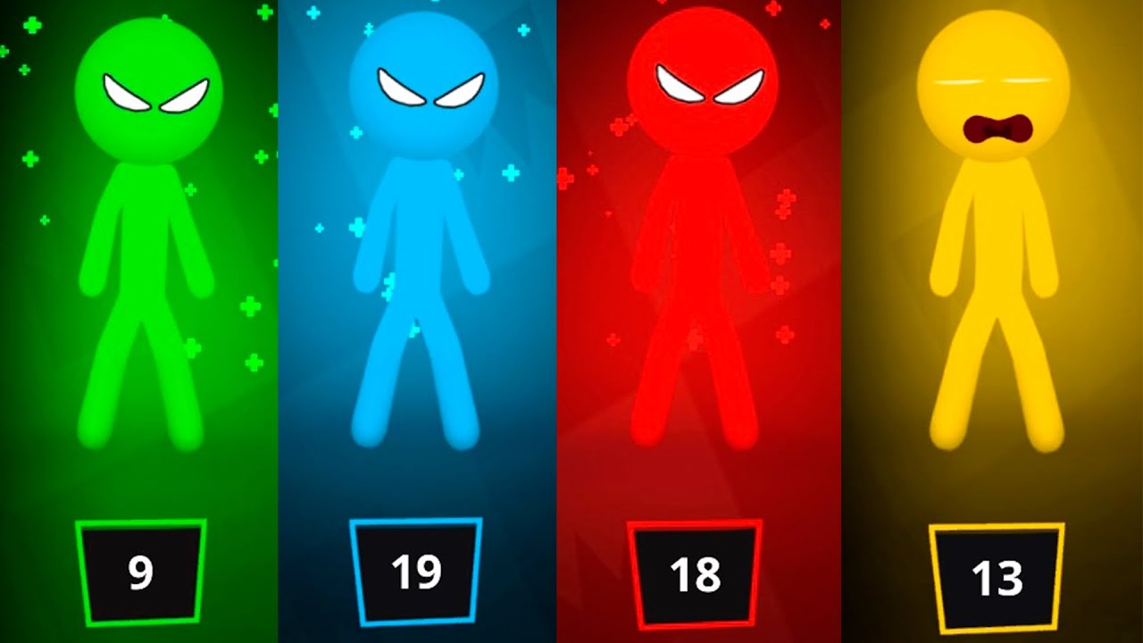 Stickman random MINIGAMES Gameplay - Stickman Party 1 2 3 4 - YouTube