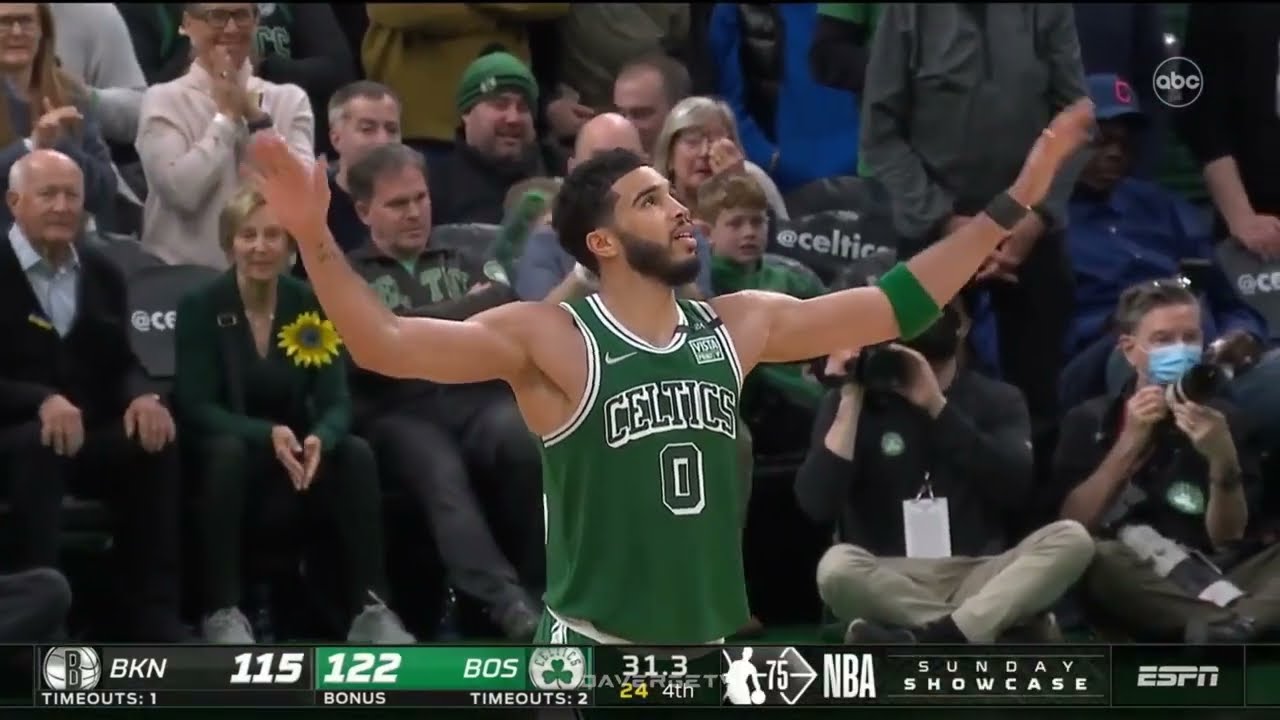 TATUM HAVE BIG RESPECT ON KYRIE TOLD THE CELTICS CROWD TO BE QUITE ...