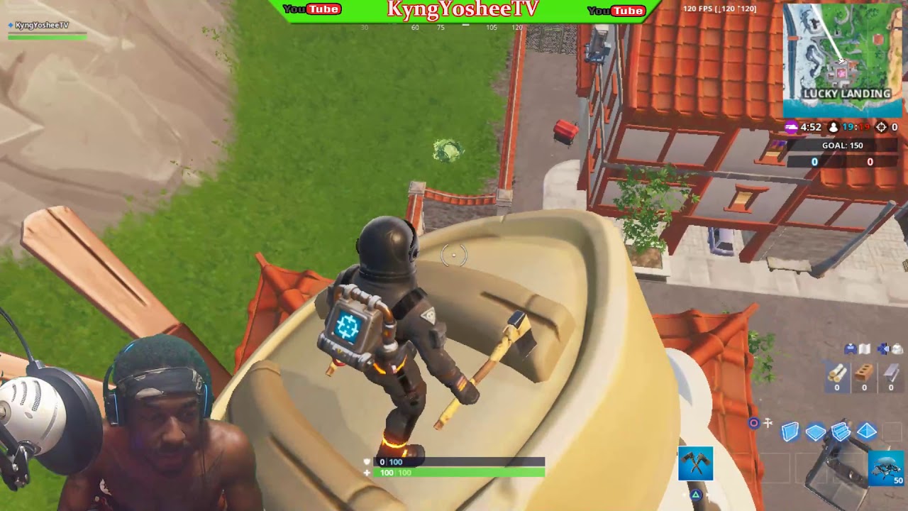 Dance On Top Of A Giant Dumpling Head (Stage 3) - Fortnite - YouTube