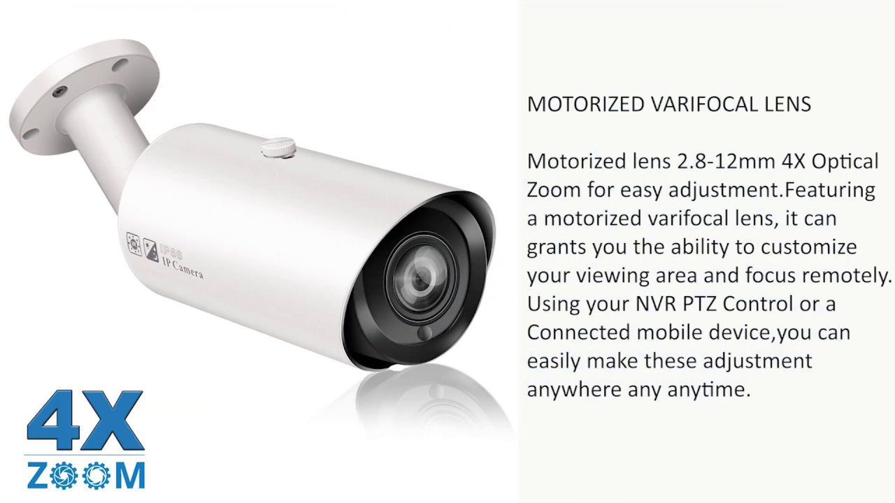 5mp motorized lens ip camera with sony imx335 CMOS - YouTube