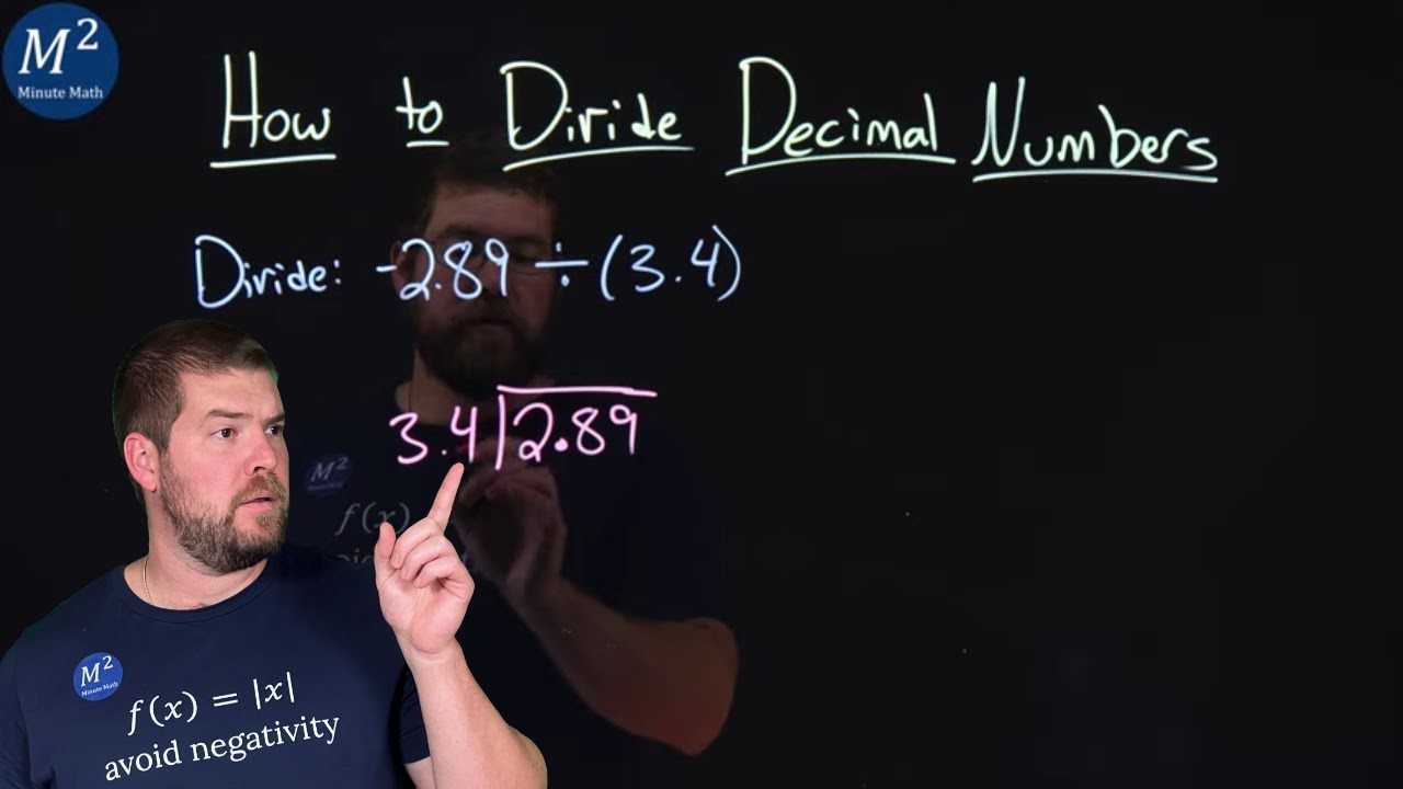 How To Divide Decimal Numbers Part 1 Of 3 Divide 2 89 3 4 How To Divide Decimal Numbers Part 1 Of 3 Divide 2 89 3 4