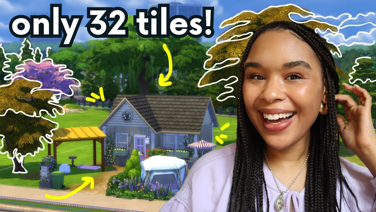 Building a *MICRO HOME* for 8 Sims! | Build Challenge - YouTube