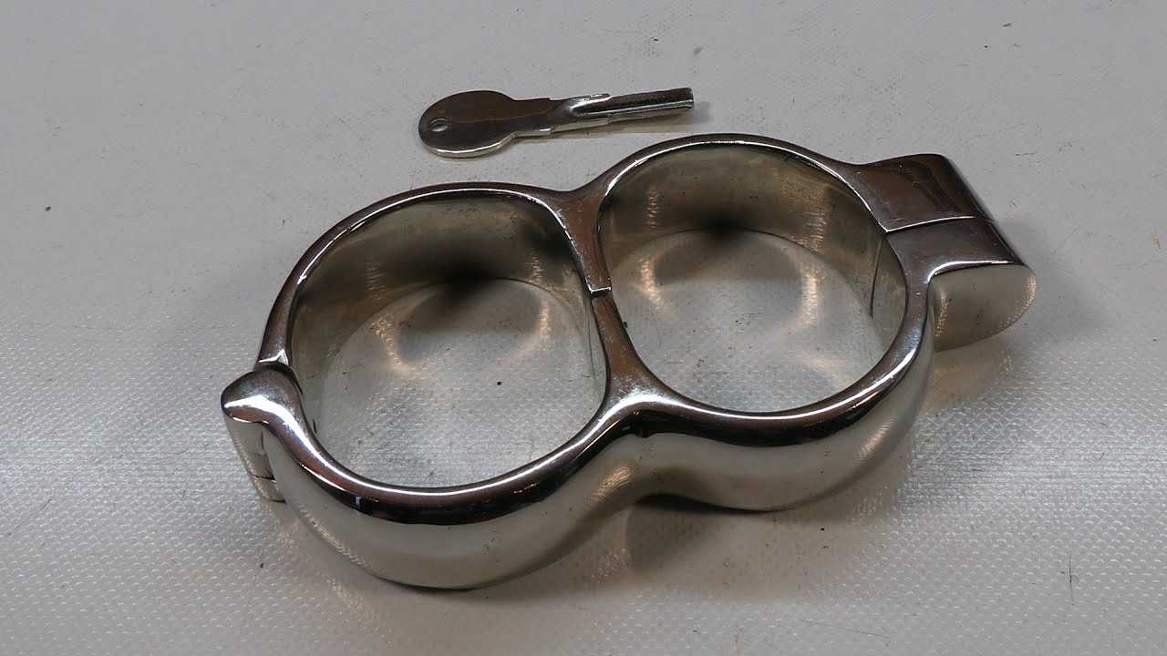 KUB-0126 Handschellen Historic Handcuffs aus Pakistan Nachbau Snapper ...