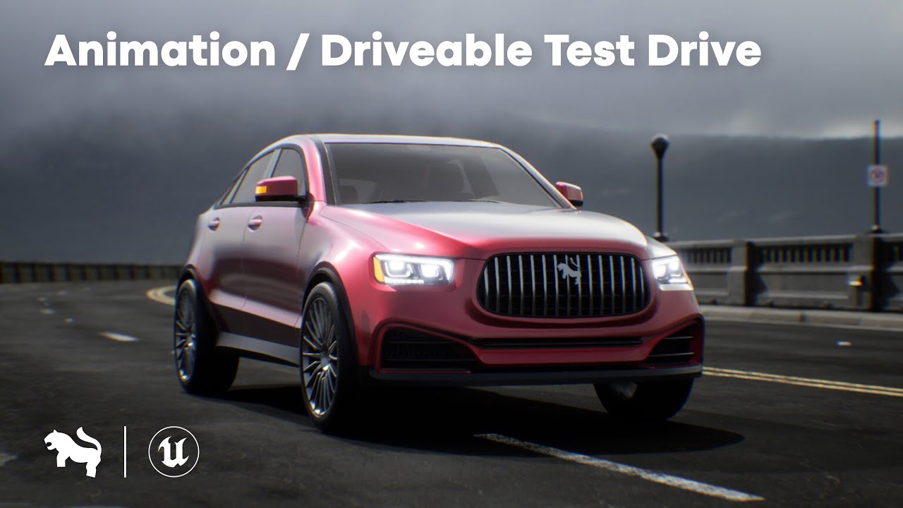 SUV 02 - Unreal Engine - Animation / Driveable Test Drive - YouTube