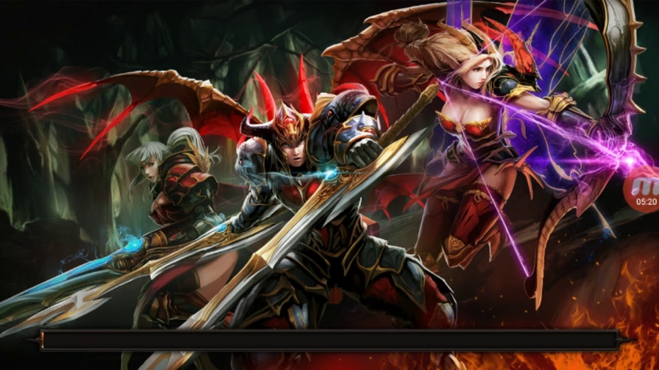 [뮤 레드 위글 암흑소울] MU Lite 체험기 - YouTube