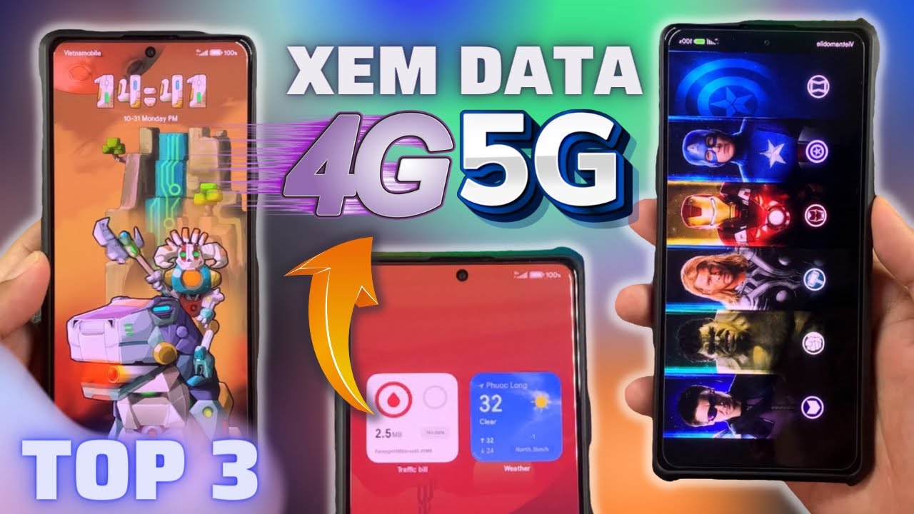 Xem Dữ Liệu Di Động Sử Dụng Trên Xiaomi | Top 3 Chủ Đề MIUI Đẹp - YouTube