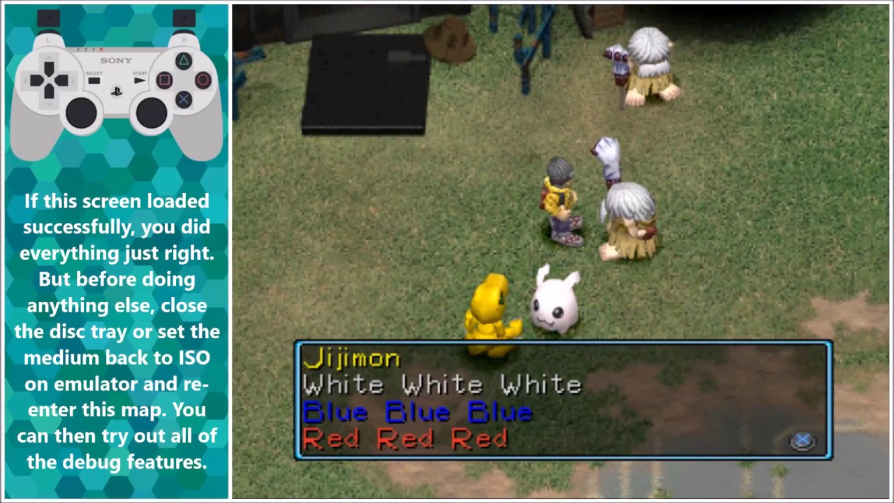 Digimon World Glitch - New game in Debug Mode - YouTube