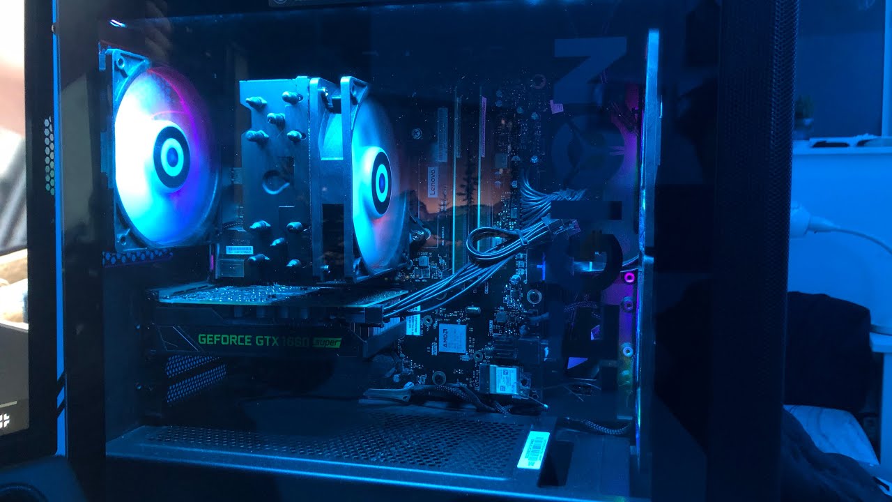 How to change colour of fans in Lenovo legion PC - YouTube