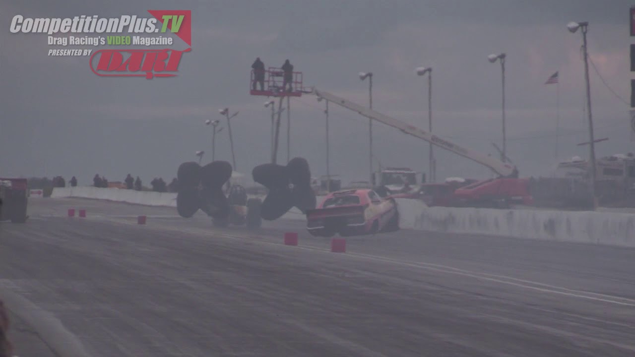 2018 MARCH MEET - STEVE EASTON'S FUNNY CAR EXPLOSION - YouTube