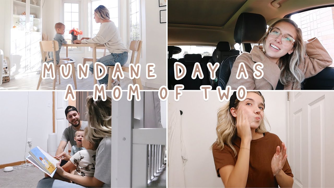 MUNDANE DAY IN MY LIFE AS A MOM OF TWO + * I have a secret* - YouTube