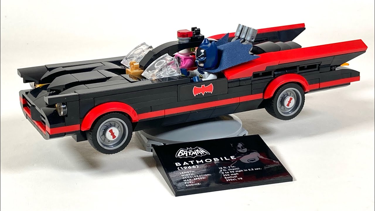 Lego 1966 TV Series Batmobile Set 76188 with Batman and Joker ...