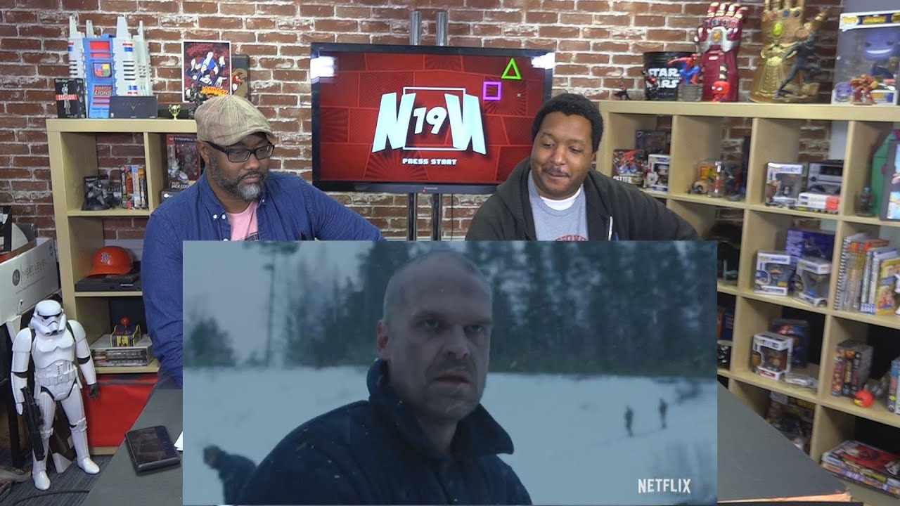 NERDS REACT STRANGER THINGS 4 - YouTube