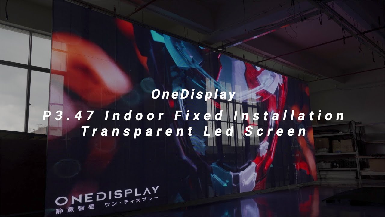 The First HD Transparent Led Display in the Led Screen Industry - YouTube