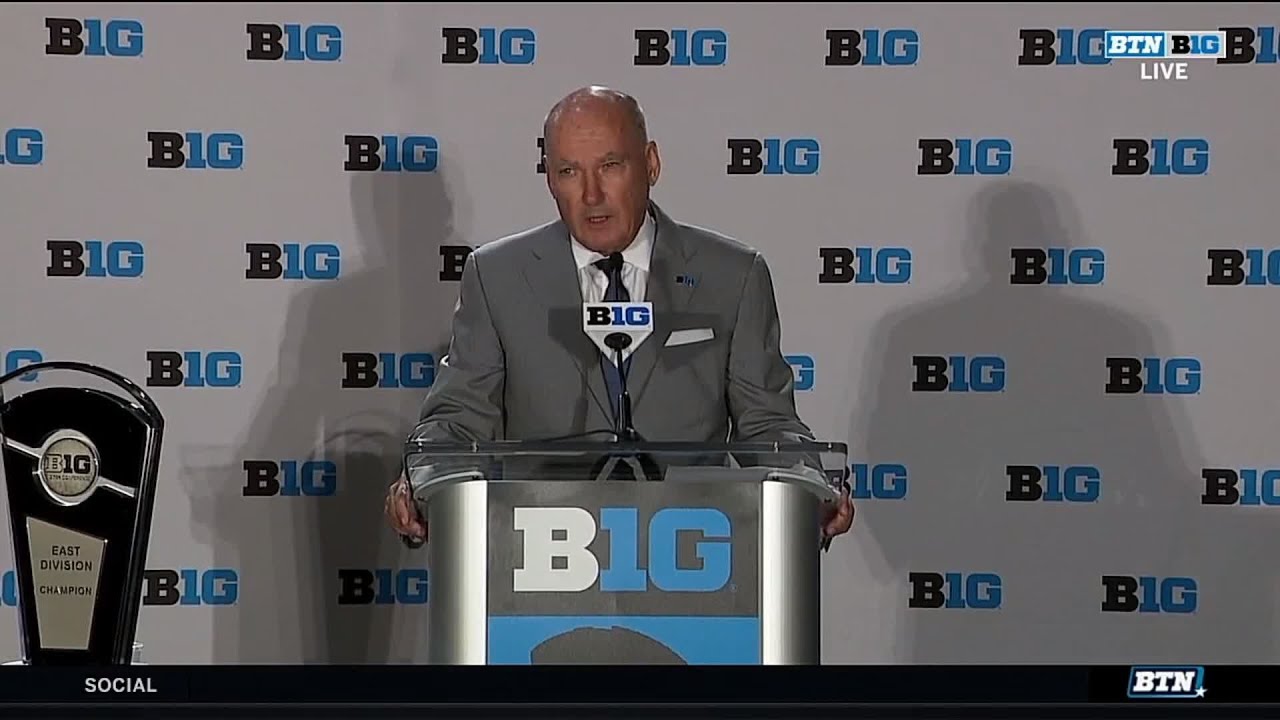 Big Ten Commissioner Jim Delany | 2018 Big Ten Football Media Days ...