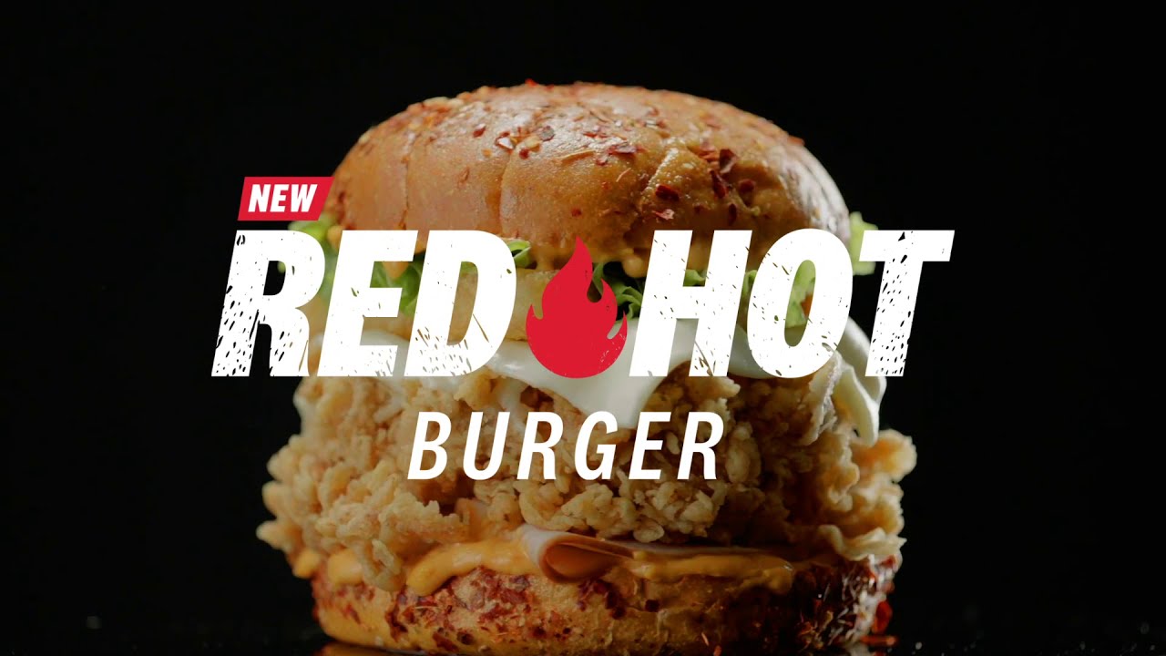 The Red Hot Burger from KFC - YouTube
