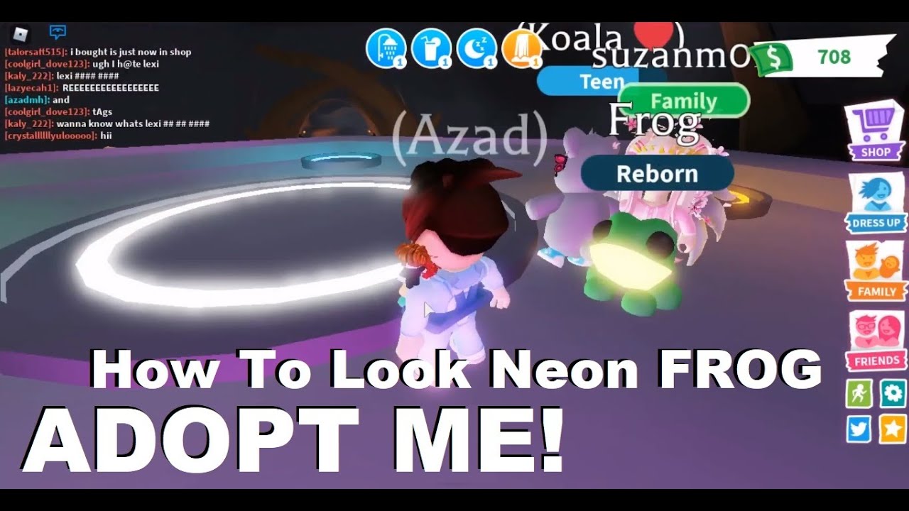 how to look neon frog (old video with my sister). - YouTube