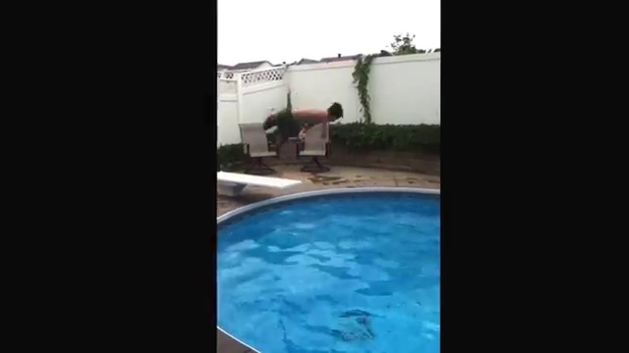 Backflip 360 into pool - YouTube