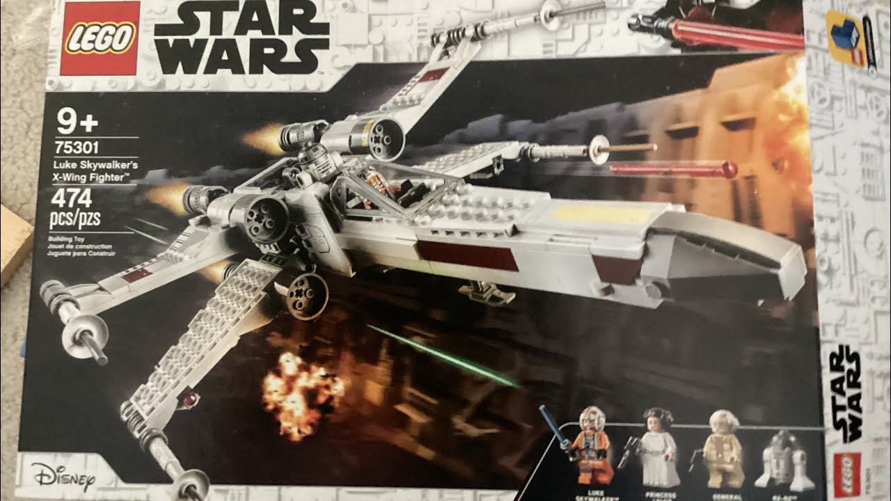 Luke skywalkers x-wing fighter - YouTube
