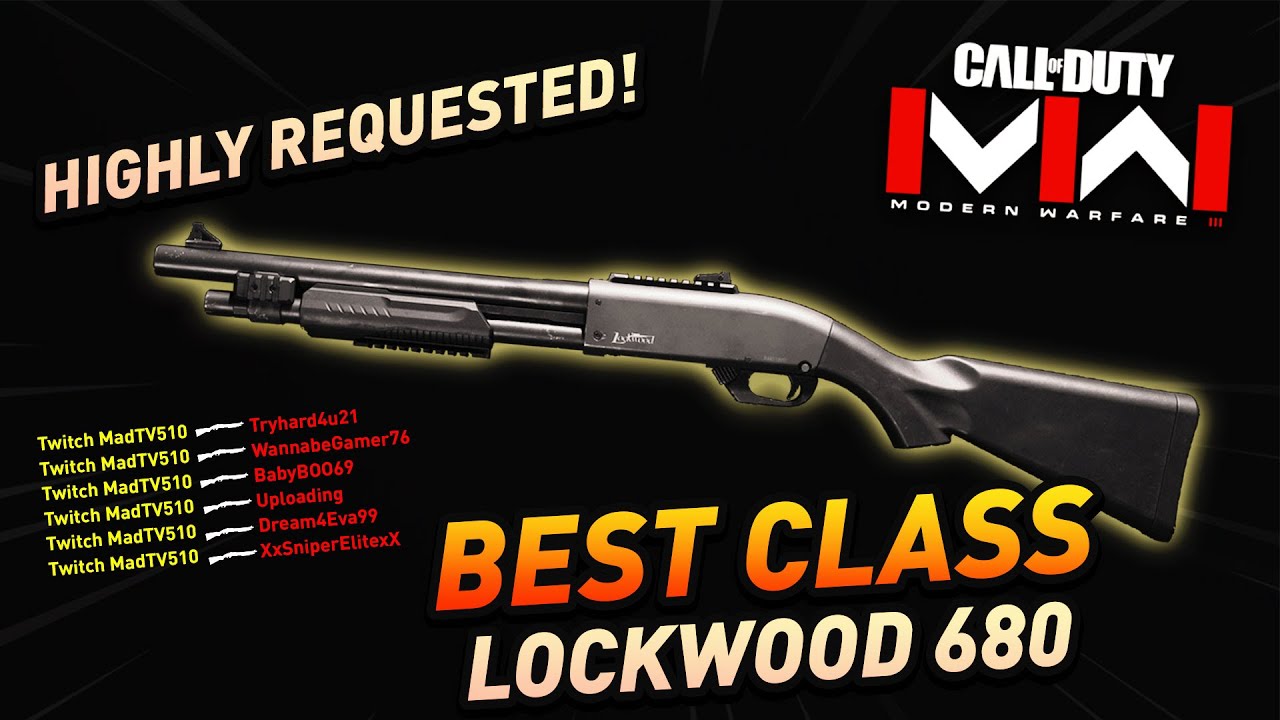 The BEST Lockwood 680 class in MW3 (#1 top score player) - YouTube