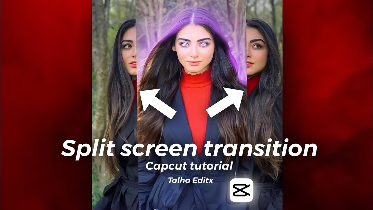 Capcut split screen transition tutorial😱 in capcut? 😳 - YouTube