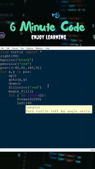 Draw Netflix logo using python turtle | Part 6 #python #netflix #6minutecode # ...