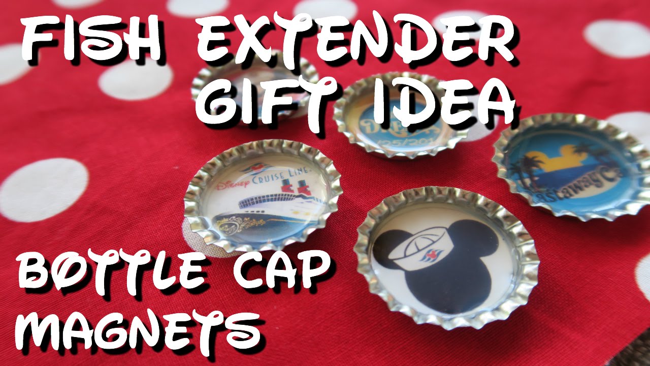 Fish Extender Gift Idea - Bottle Cap Magnets - YouTube